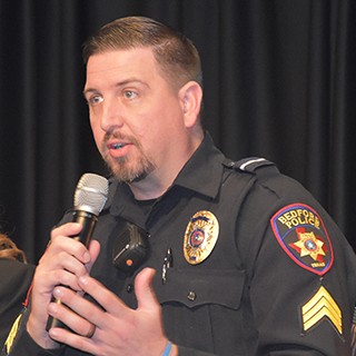 Seminar about human trafficking, intimate partner violence